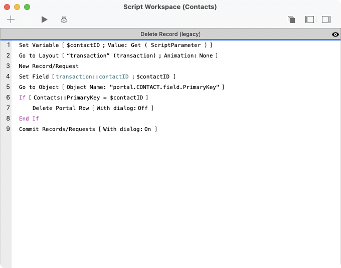 Transactions in FileMaker 19.6: Part 1 » Proof+Geist